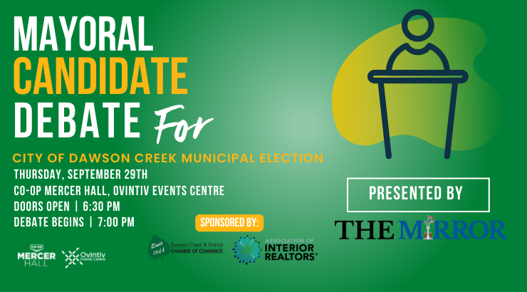 MAYORAL DEBATE - CITY OF DAWSON CREEK MUNICIPAL ELECTION | Ovintiv ...