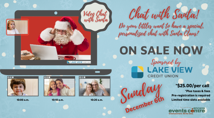 Video Chat with Santa Claus | Ovintiv Events Centre – Dawson Creek's ...